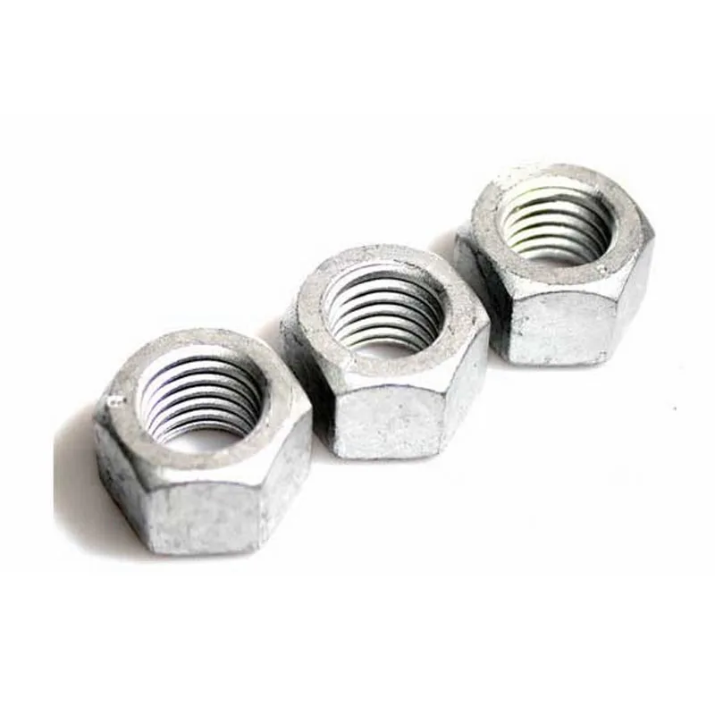 M6 ASTM B7 B7M A325 A307 Steel Dacromet HDG Hex Nut DIN934