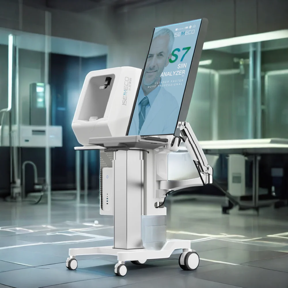 ISEMECO S7 Face Skin Analyzer Camera Vertical Screen Focused Ultrasound ...