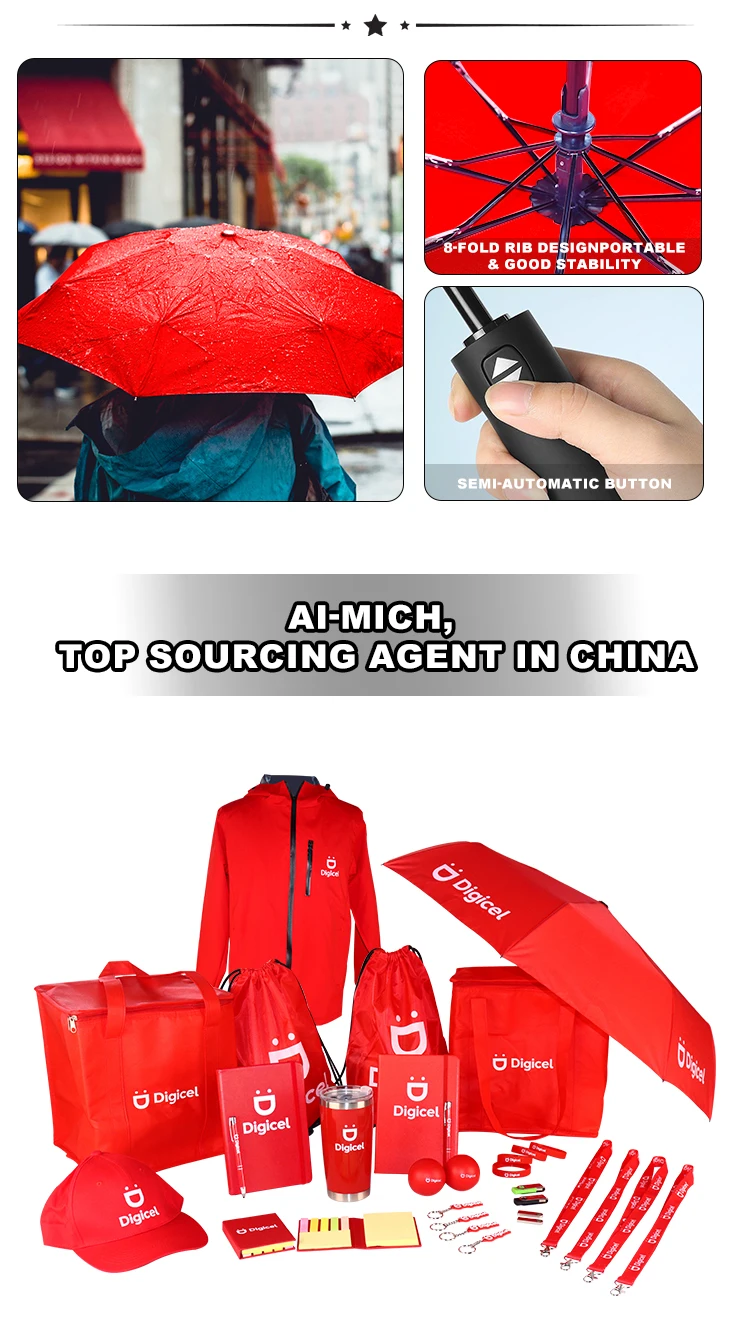 AI-MICH New Produce Red Custom Merchandising Logo Printing Luxury ...