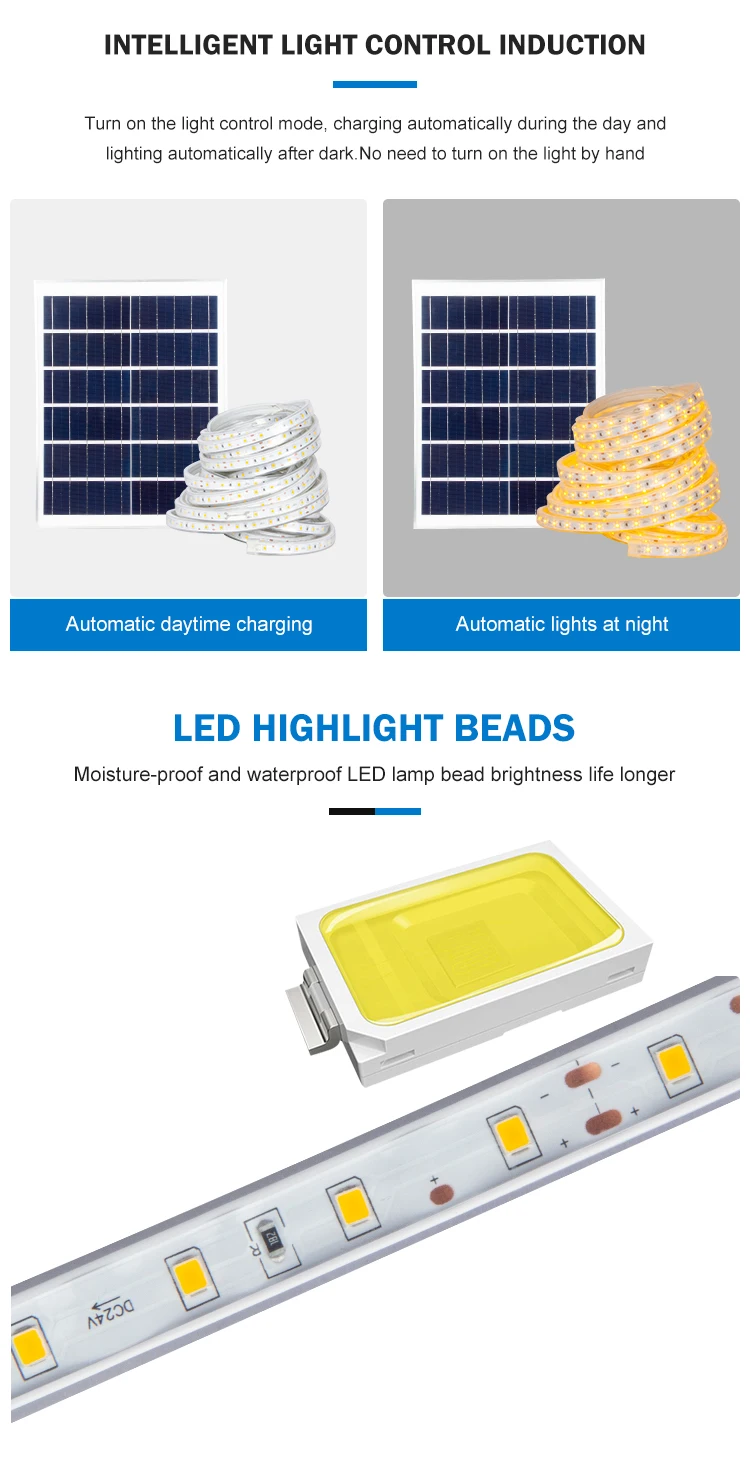 Customized Professional Smart Strip Lights Solar Led Strip Light Led ...