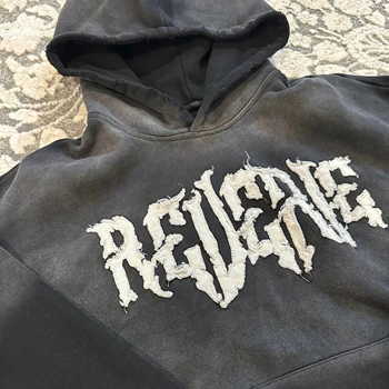 Custom High Quality Cropped Heavyweight Vintage Distressed Embroidery ...