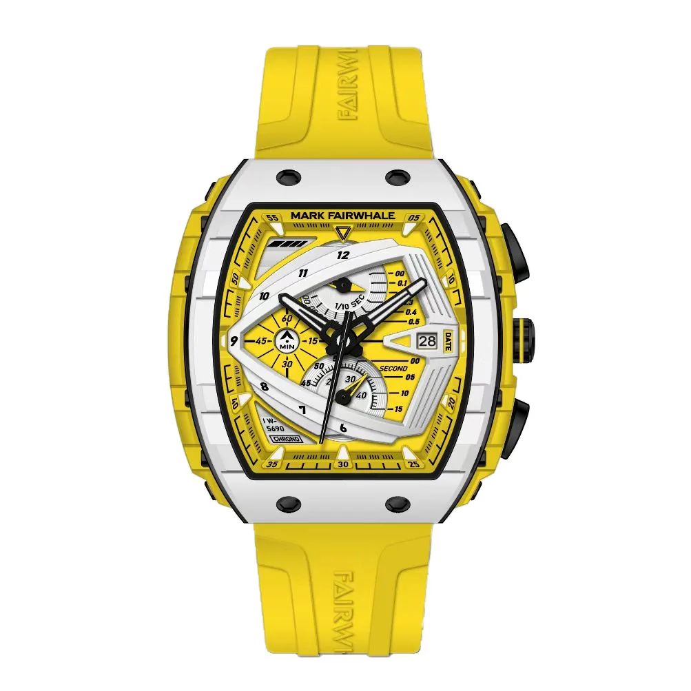 Fly Star Wheel Mens Quartz Movement Watch Luxury Chronograph Quartz ...