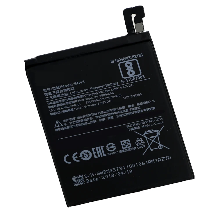 Rechargeable Li-ion Polymer Battery Bn54 For Xiaomi Redmi Note 9 10 ...