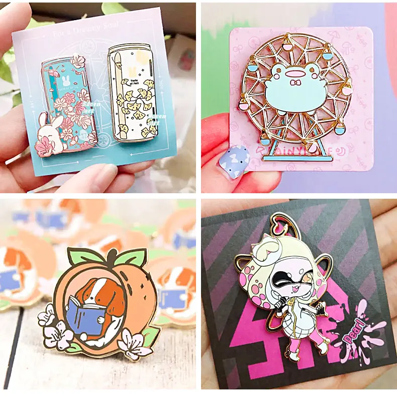 Enamel Pin Backing Card Manufacturer - Custom Badge Brooch