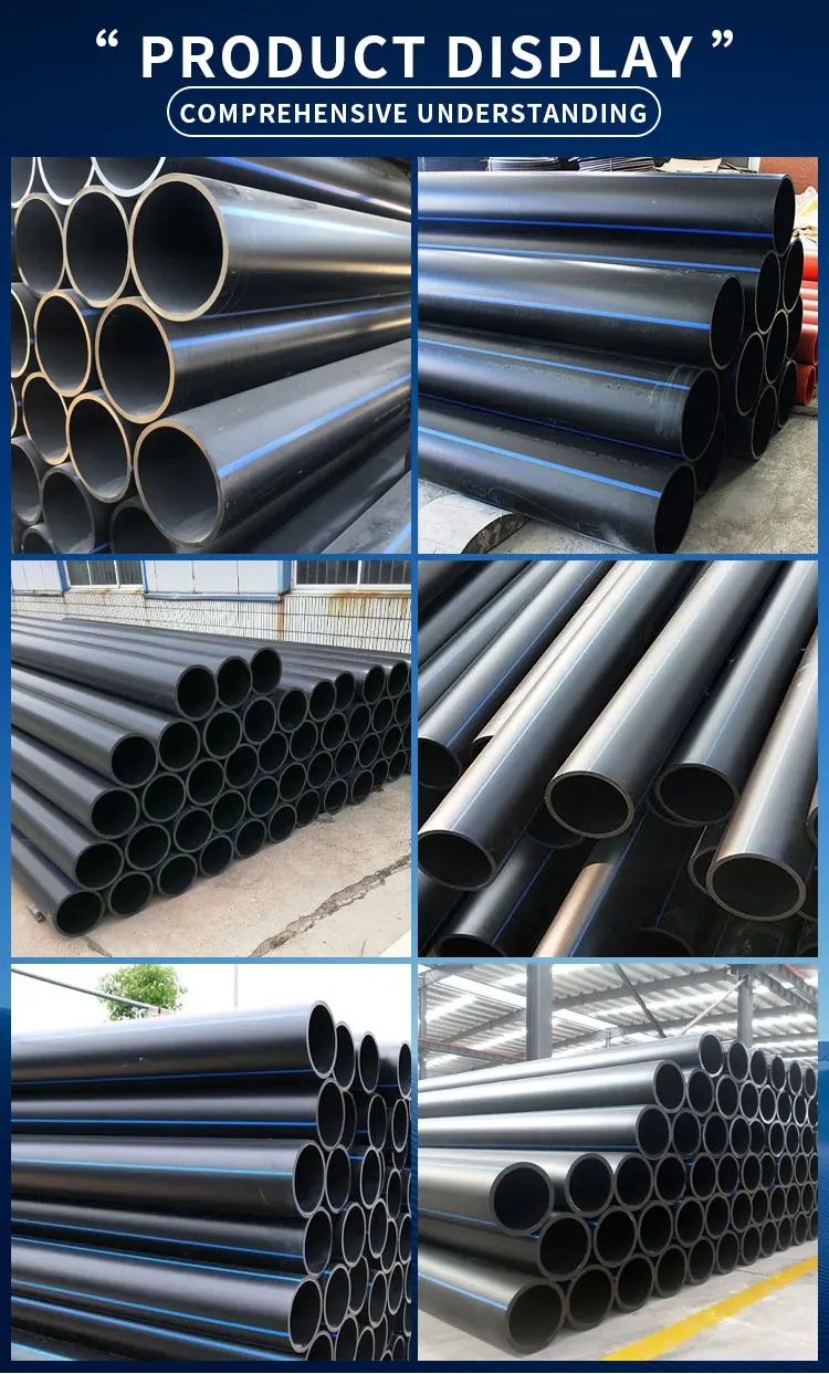 Pe100 Water Supply Use Hdpe Pipe For Fire Protection Systems 40mm 200mm ...