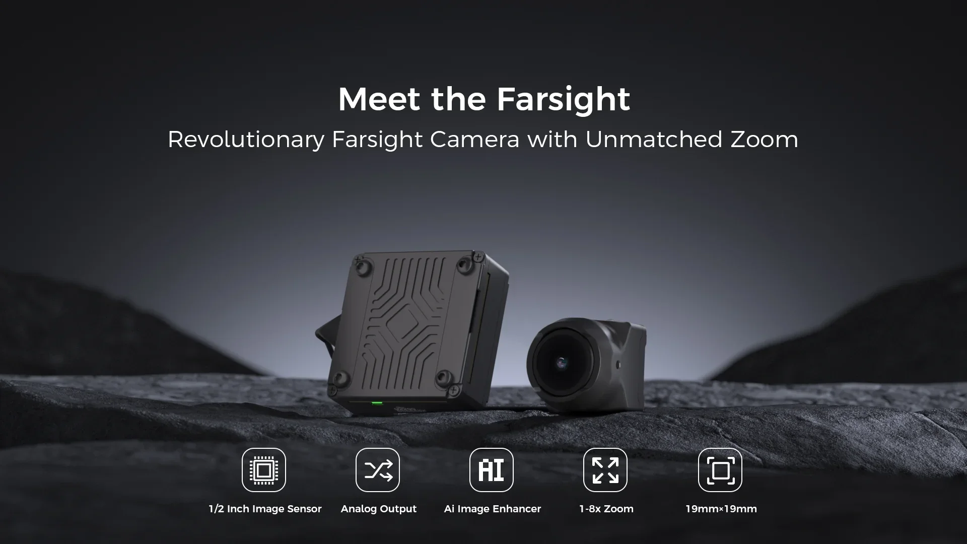 Original Caddxfpv Farsight Camera Ai Intelligent Zoom Analog Camera ...
