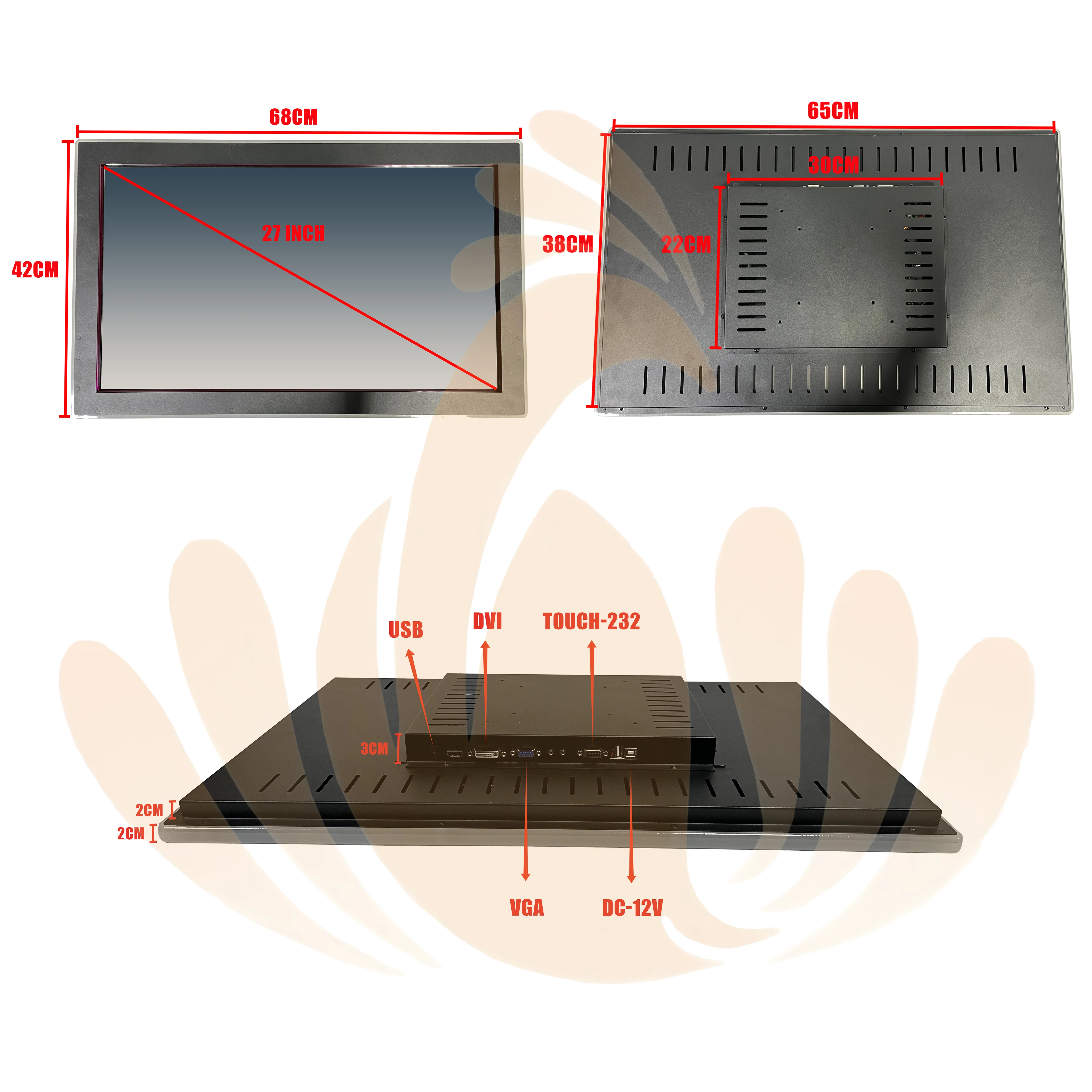 27 Inch Ir Led Light Touch Gaming Monitor 4k - Buy 165hz Monitor Curved ...