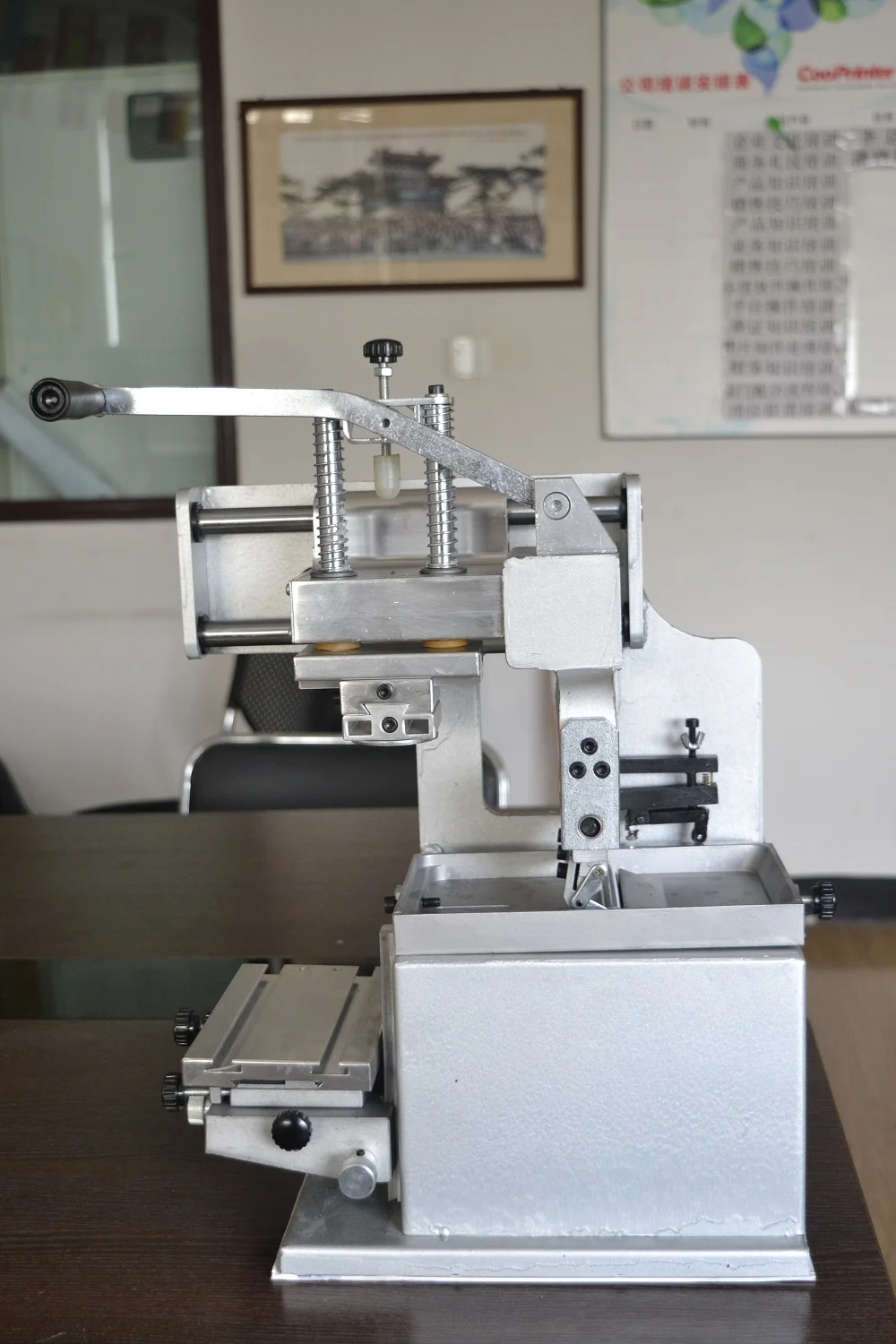 Manual Tampon Pad Printer Machine with Sealed Ink Cup for DIY Logo ...