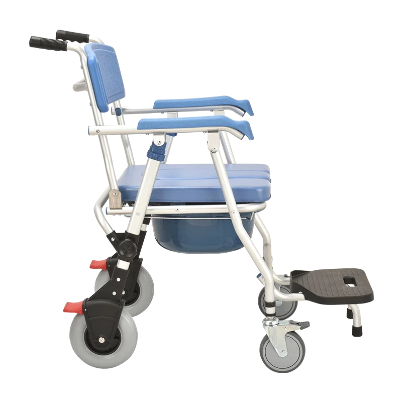 Boao Portable Disabled Shower Commode - Foldable & Adjustable