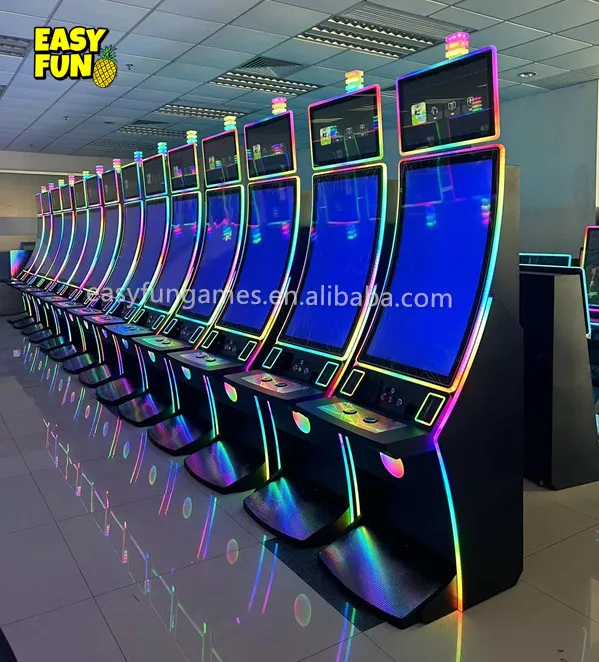 Coin Pusher Multi Games 43 Inch Curve Touch Skill Machine