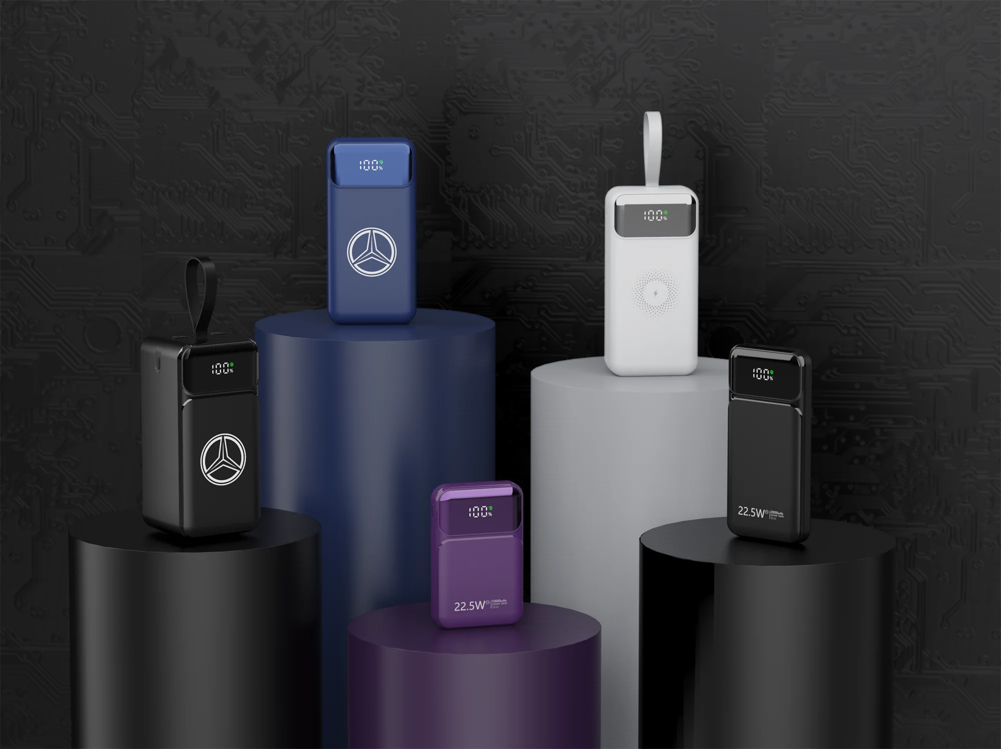 Customization Logo Light Up Logo Power Bank Inalambrico Fast Charging ...