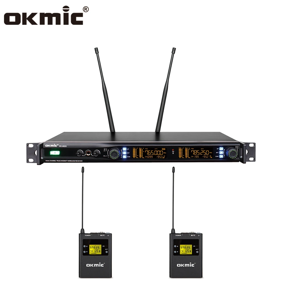 Okmic Traditional Digital Id Pilot Series Mic Ok-002u Dual Channels ...
