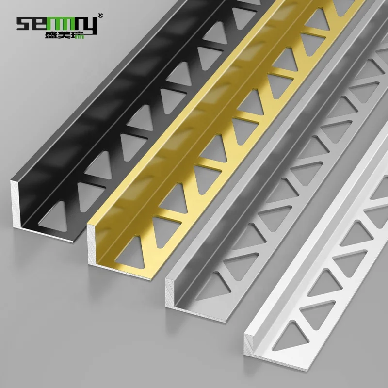 Aluminum Tile Profile Ceramic Tile Corner Bead Material Flexible Tile ...