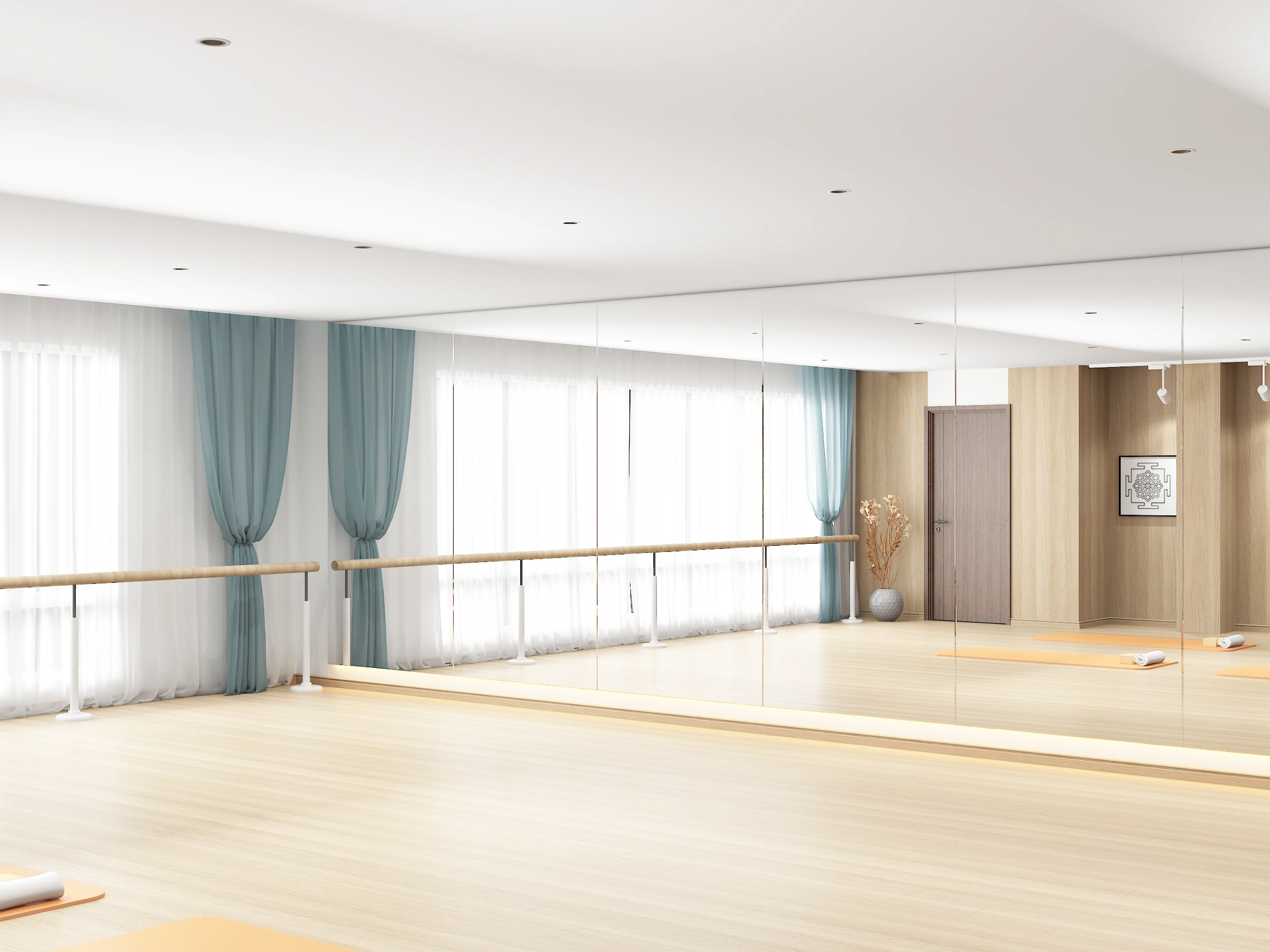Wholesale Frameless High Definition Large Size Decorative Gym Dance ...