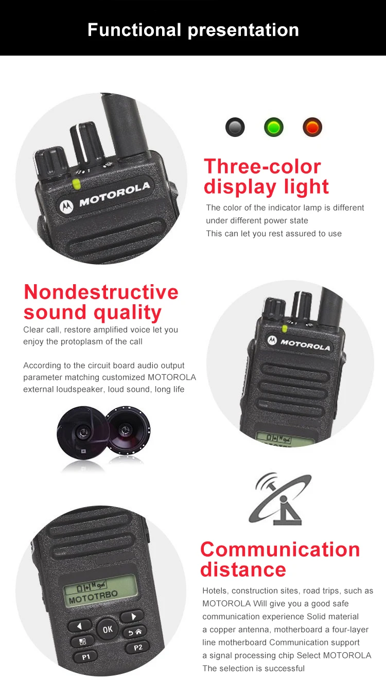 Mototrbo Xir P6620i Ip67 Explosion-proof Transceiver Handheld Digital ...