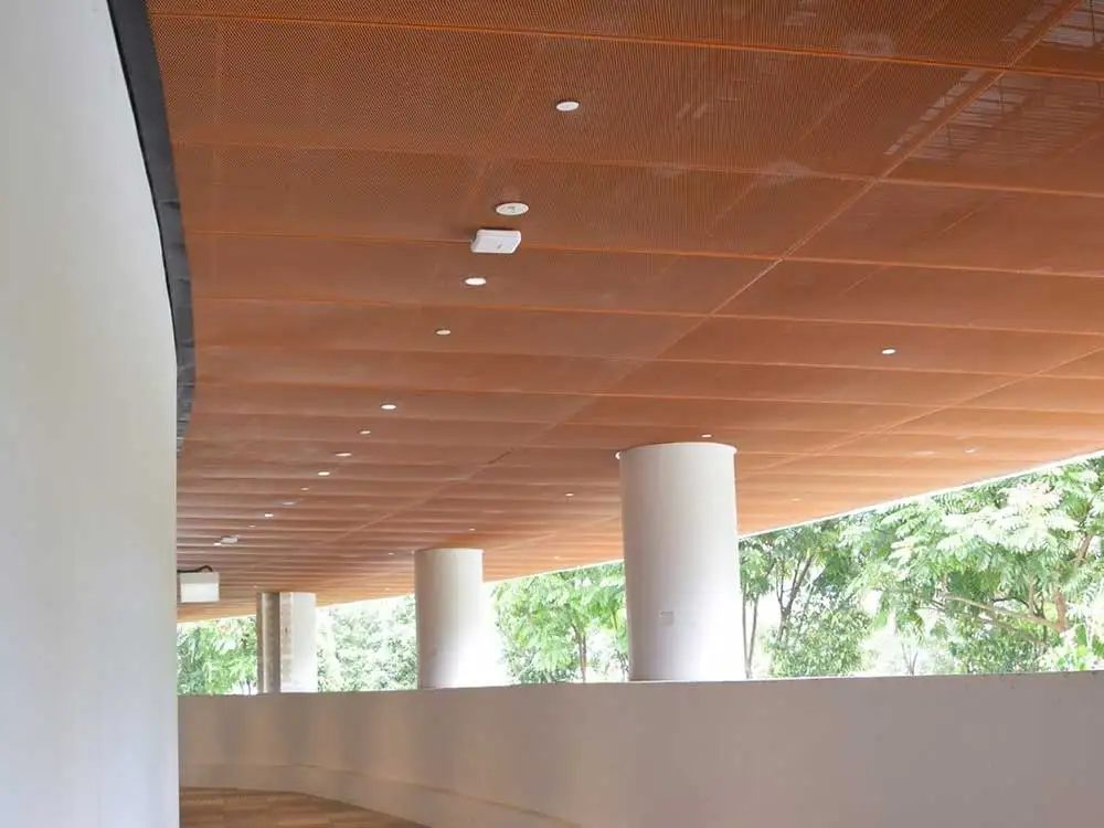 Frameless Aluminum Expanded Mesh Ceiling Panel - Buy Customized ...