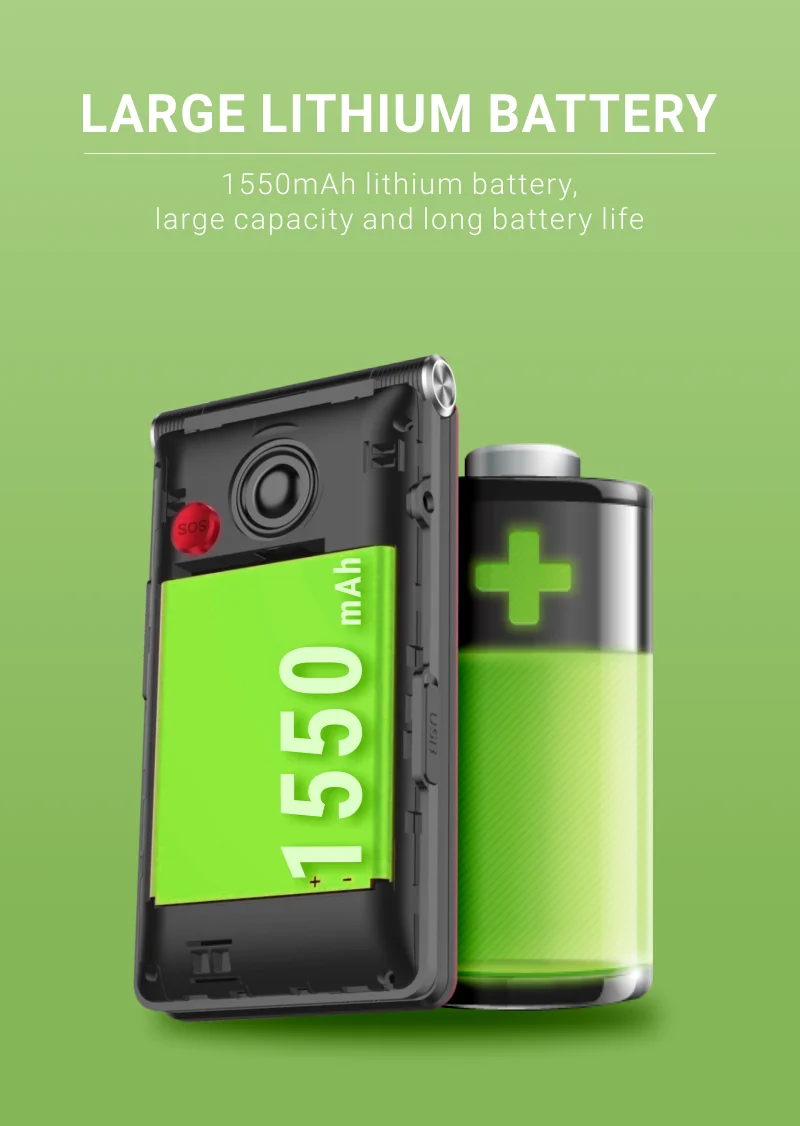 Wholesale Talking Keypad 4g Flip Feature Phone With Sos Gps Wifi Mocor ...