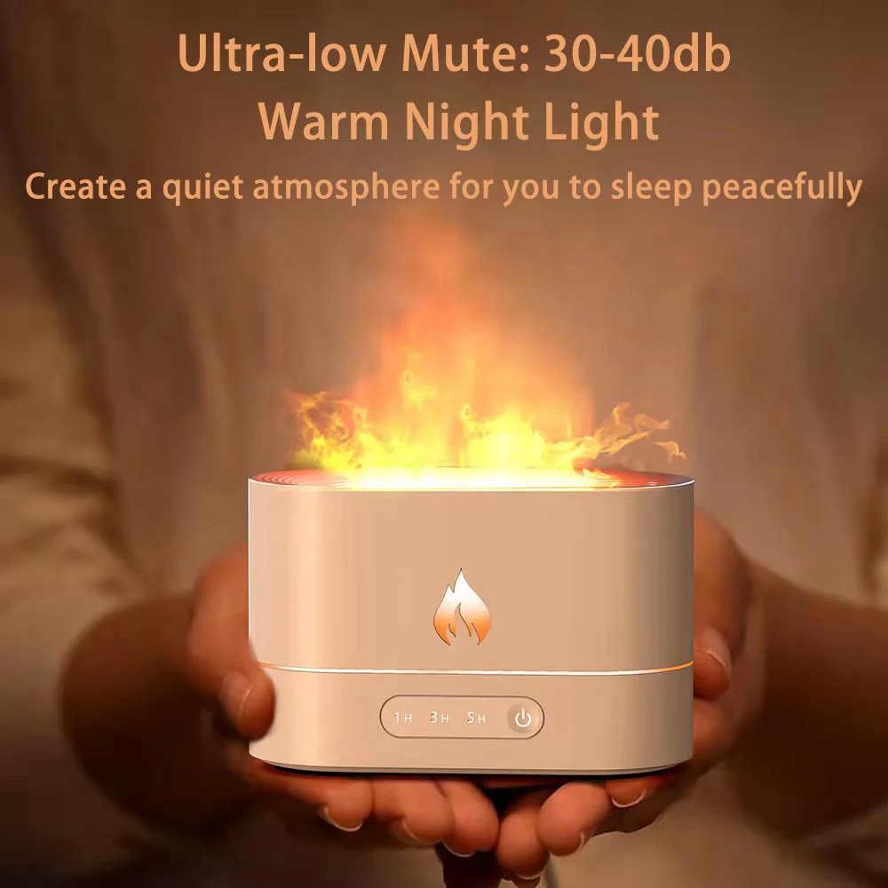 Fire Flame Humidifier - Aromatherapy Electric Diffuser