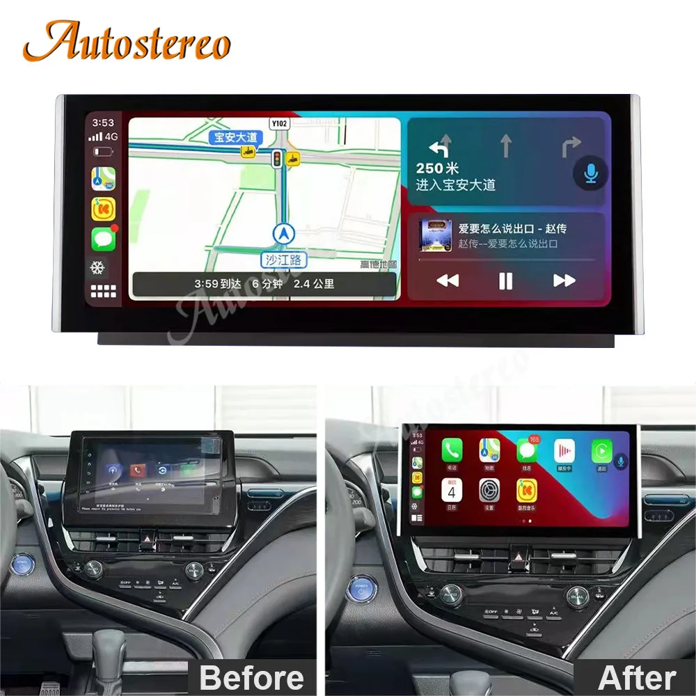 For Toyota Camry 2019-2022 Carplay Android 11.0 6+128g Car Gps ...