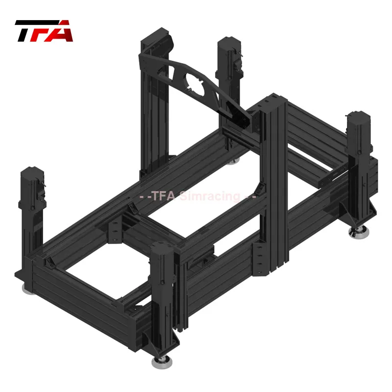 4DOF Motion Racing Simulator Platform Cockpit Rig with 100mm Aluminum ...