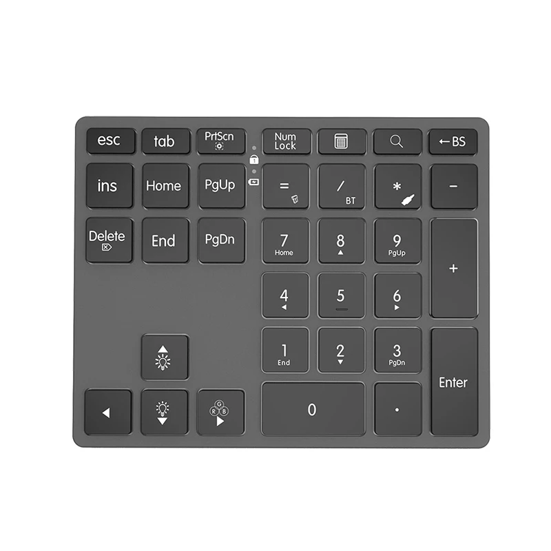 35 Key External Data Input Numeric Keypad Wireless Mini Keyboard For ...