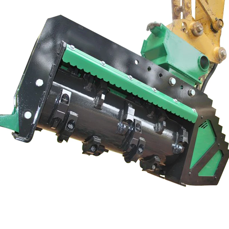 Excavator Mulching Heads - Efficient Roadside Maintenance