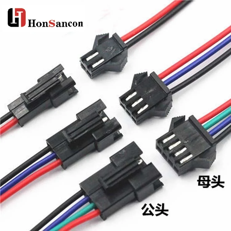 Customized JST SM 3 Pin LED Connector - 15cm Cable Assembly