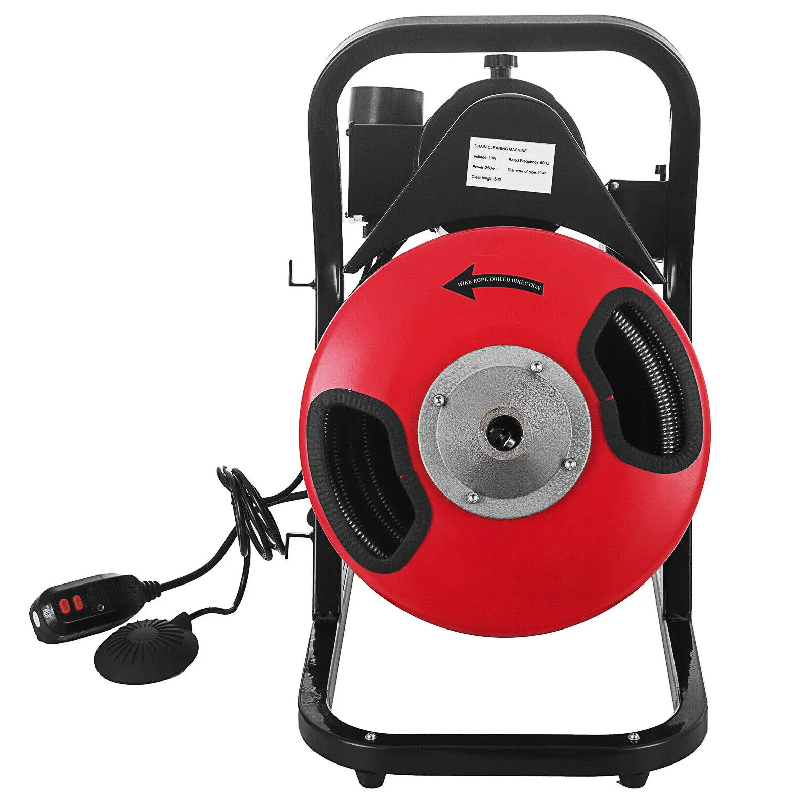 New E-Work D-50F Portable Electric Drain Pipe Cleaning Machine ...