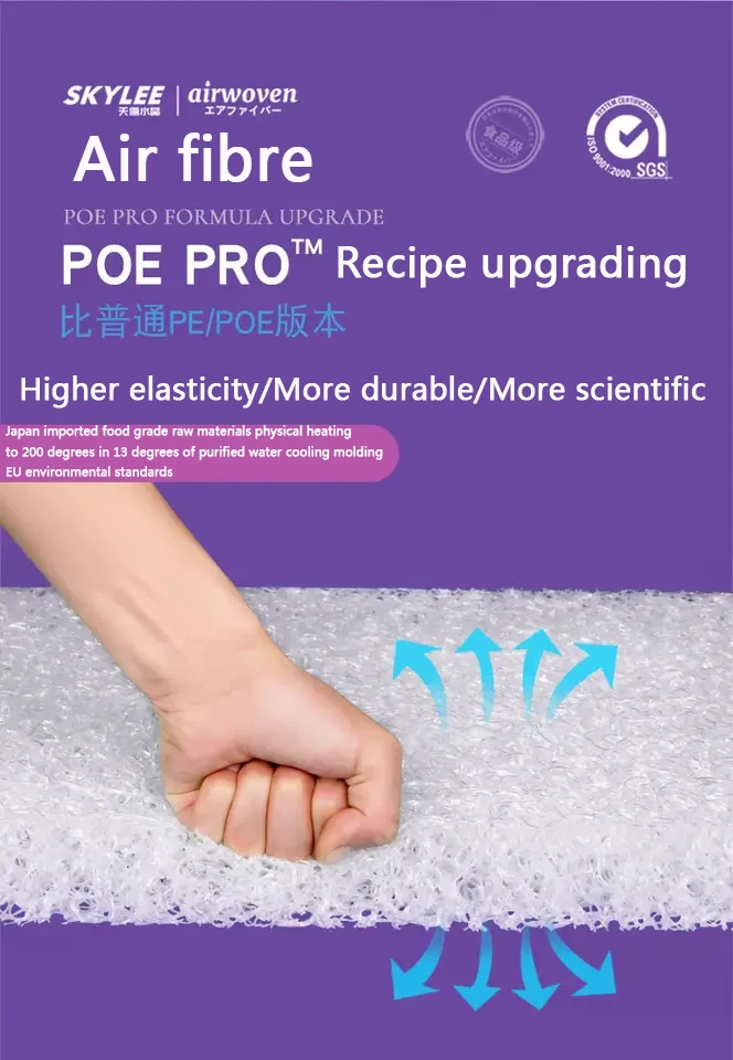 4d Mesh Poe Polymer Anti-mite Skin-friendly Washable Breathable Massage ...