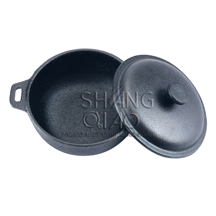 Mini Cocotte Pre-seasoned Cast Iron Mini Casserole with Lid Egg ...