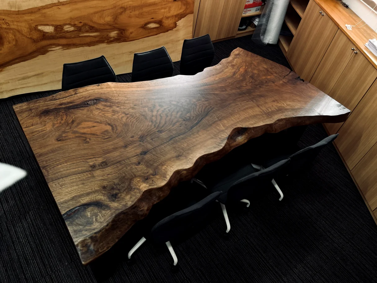 Modern Elegance Luxury Walnut Wood Rectangular Coffee Table for Hotels ...