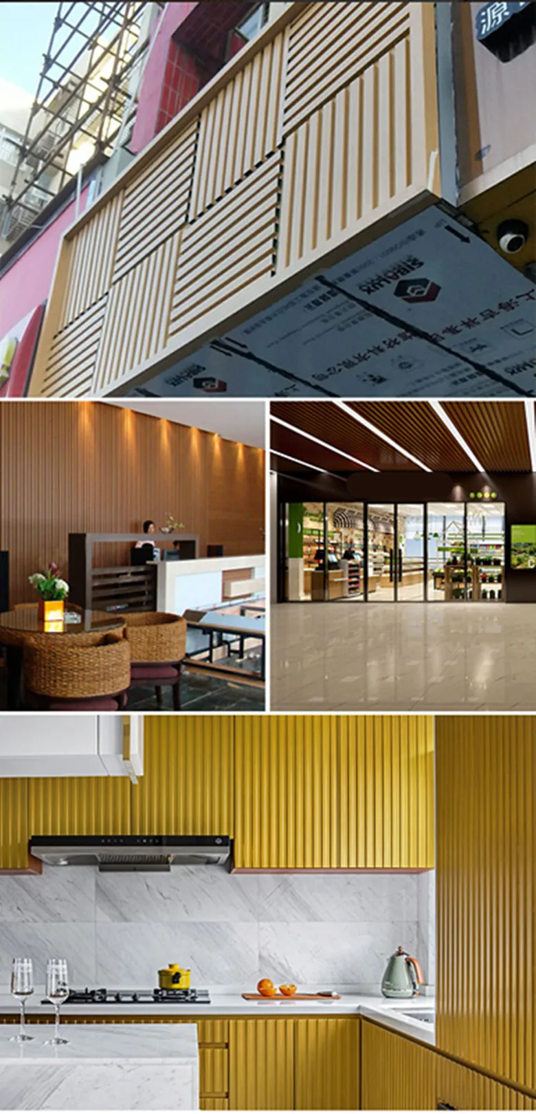 Durable and Stylish Aluminum Corrugated Panels for Cladding