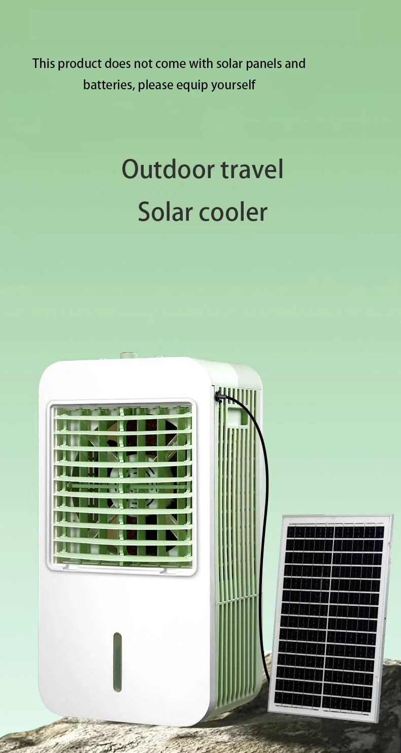 Portable Solar Air Conditioner Dc Evaporative Cooling Air Cooler With ...