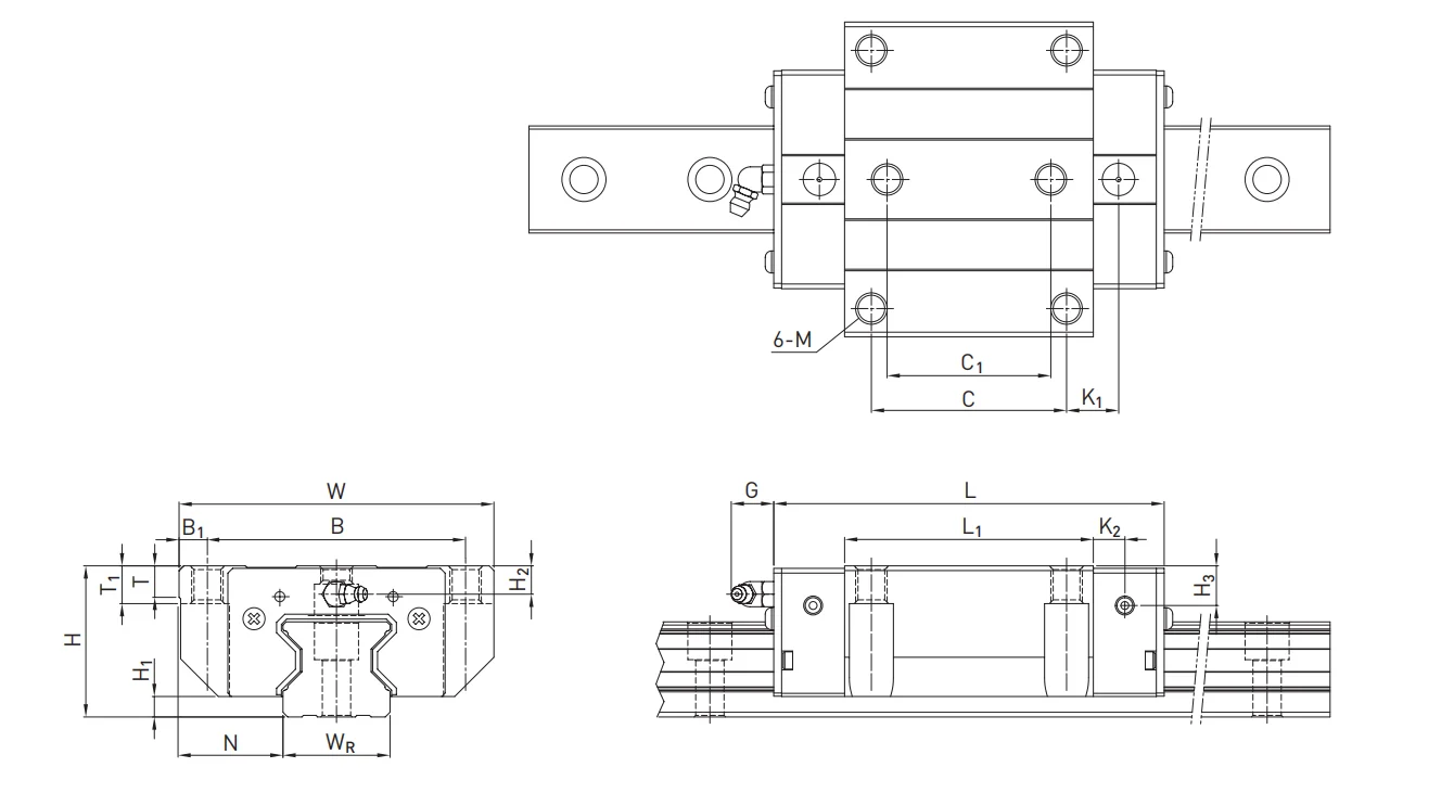 HIWIN RG Series Heavy Load Linear Blocks RGW25CC RGW25HC in Stock ...