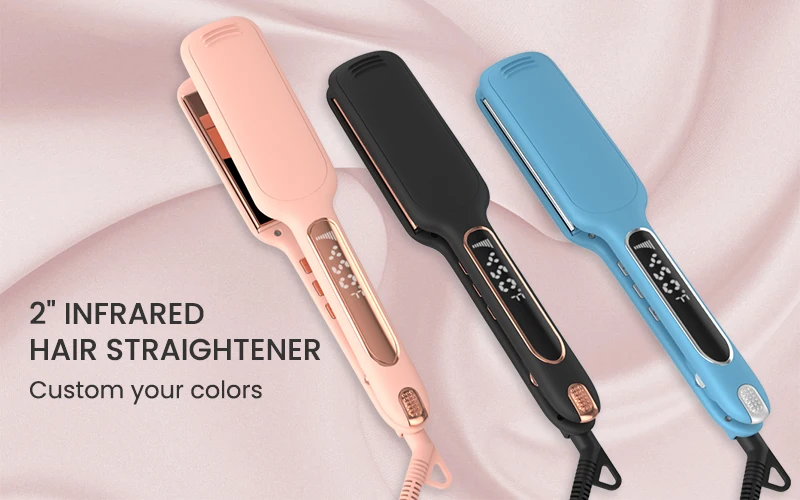 Professional Hair Styler Tools - Infrared Salon 450F Nano Titanium Flat ...