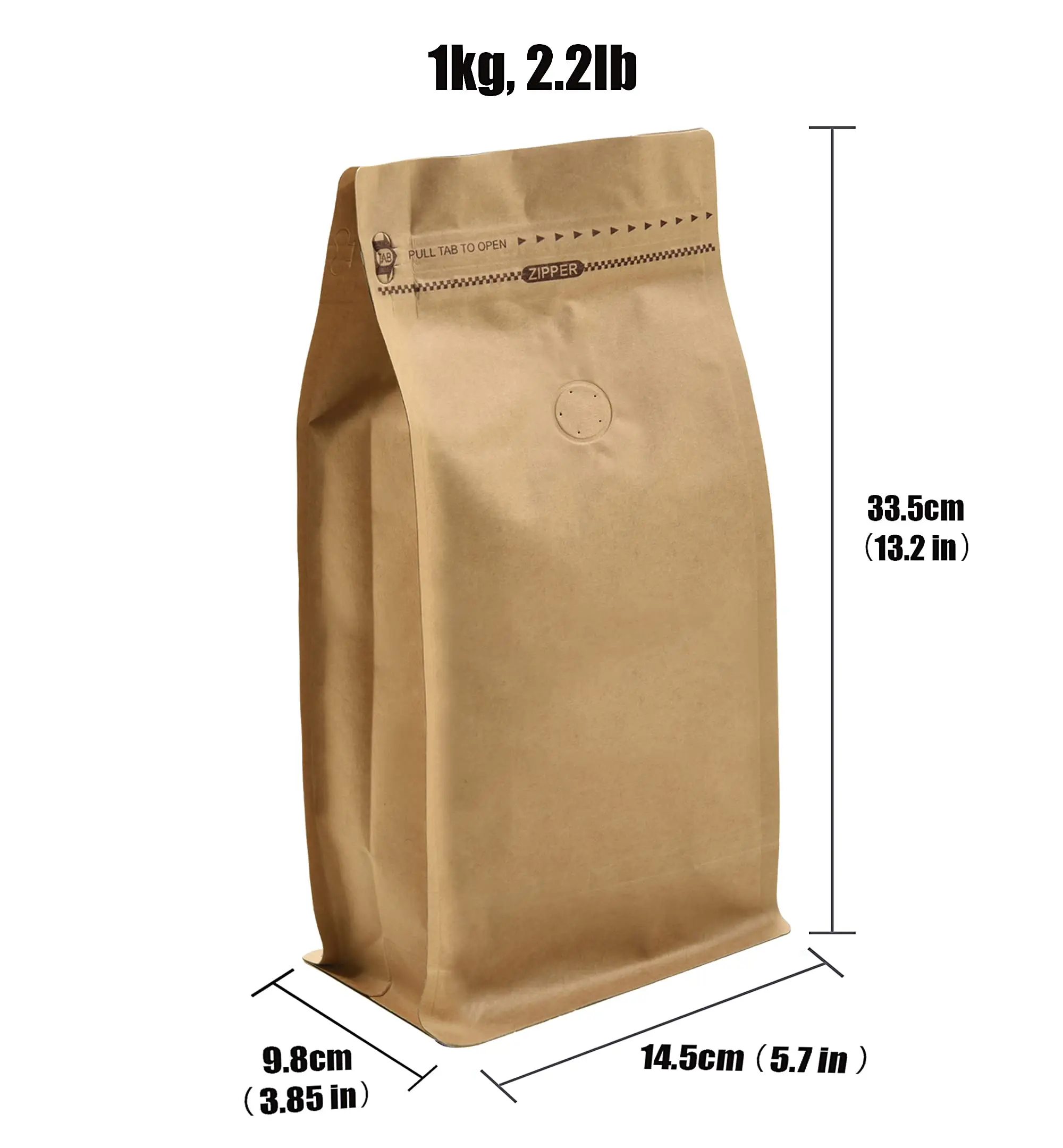 Side Gusset Flat Bottom Custom Printed Drip Coffee Bean Packaging Bag ...