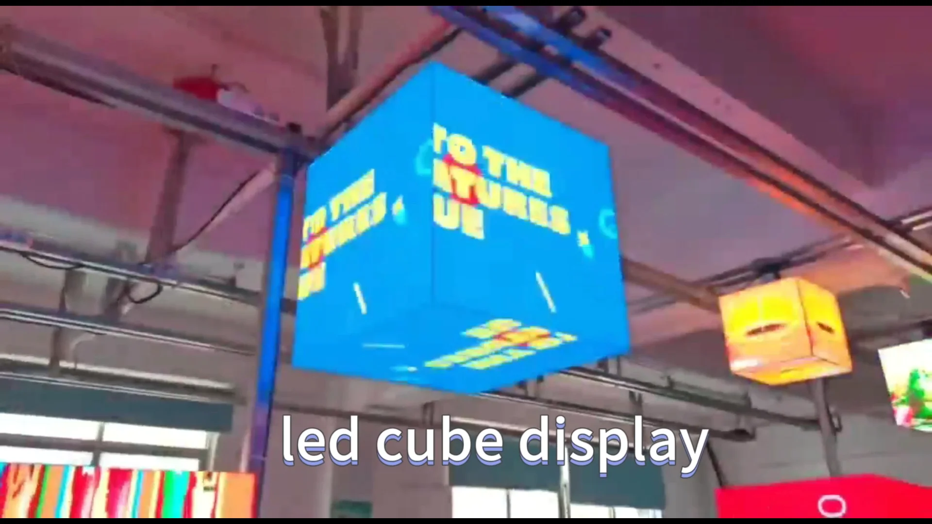 Indoor Led Screen Cube Advertising Hd Led Tv Display Panel Multi Color ...