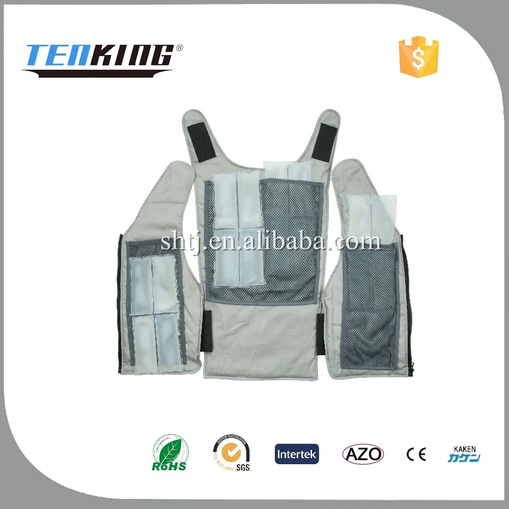 15C59F, 18C 23C 28C High Humidity Pcm Cooling Vest 8 Cell Pack