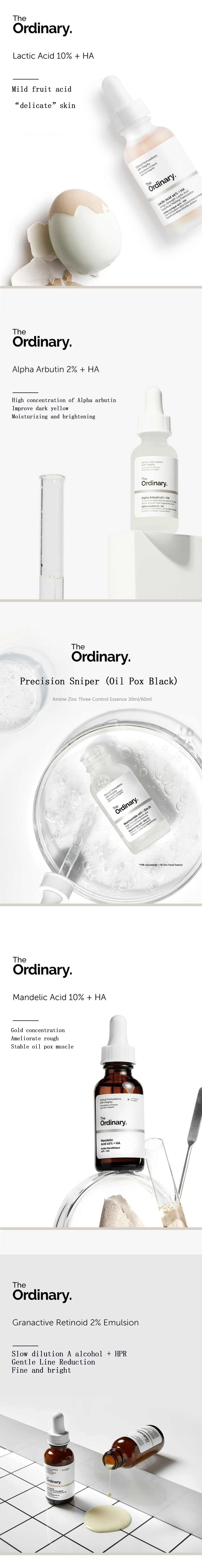 The Ordinary Custom Logo Fruit Acid Serum Controls Oil Lightens Acne ...