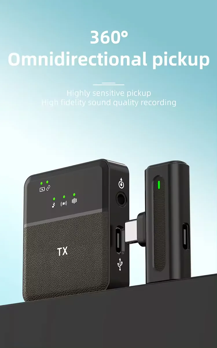 NEEXXT SX8 Microphone - 12 Hours Battery, Wireless & Portable