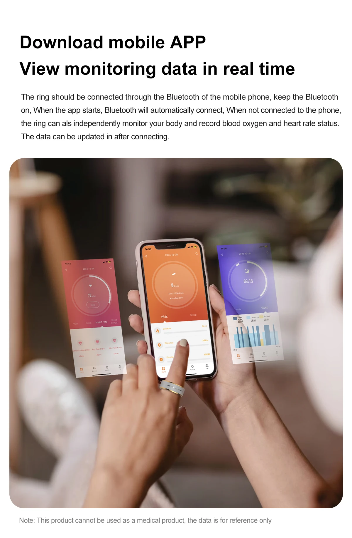 Uric Acid Metering Smart Ring Sales Trends 2024 On Amazon Smart Rings Valentines Fitness Tracker ...