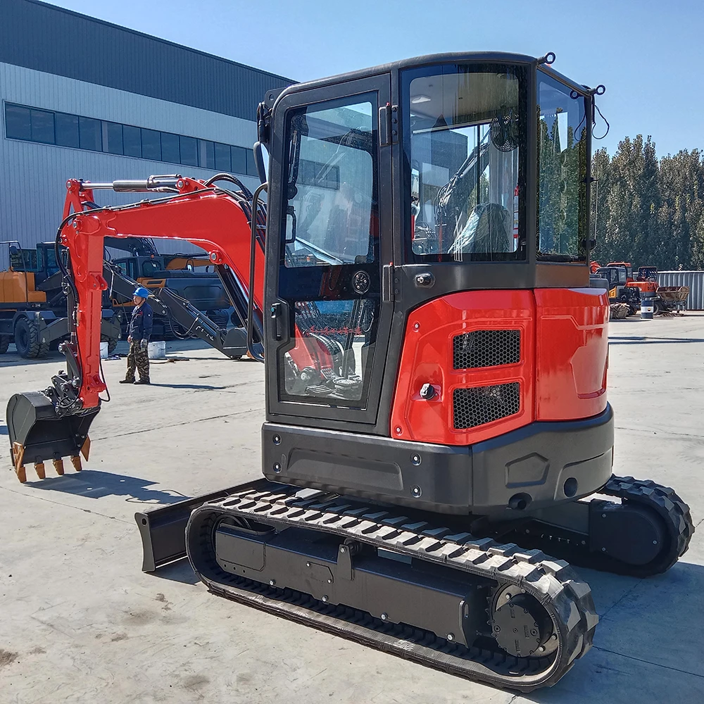 Free Shipping Mini Excavator 3.5 Ton Epa Euro 5 Kubota Engine Crawler ...
