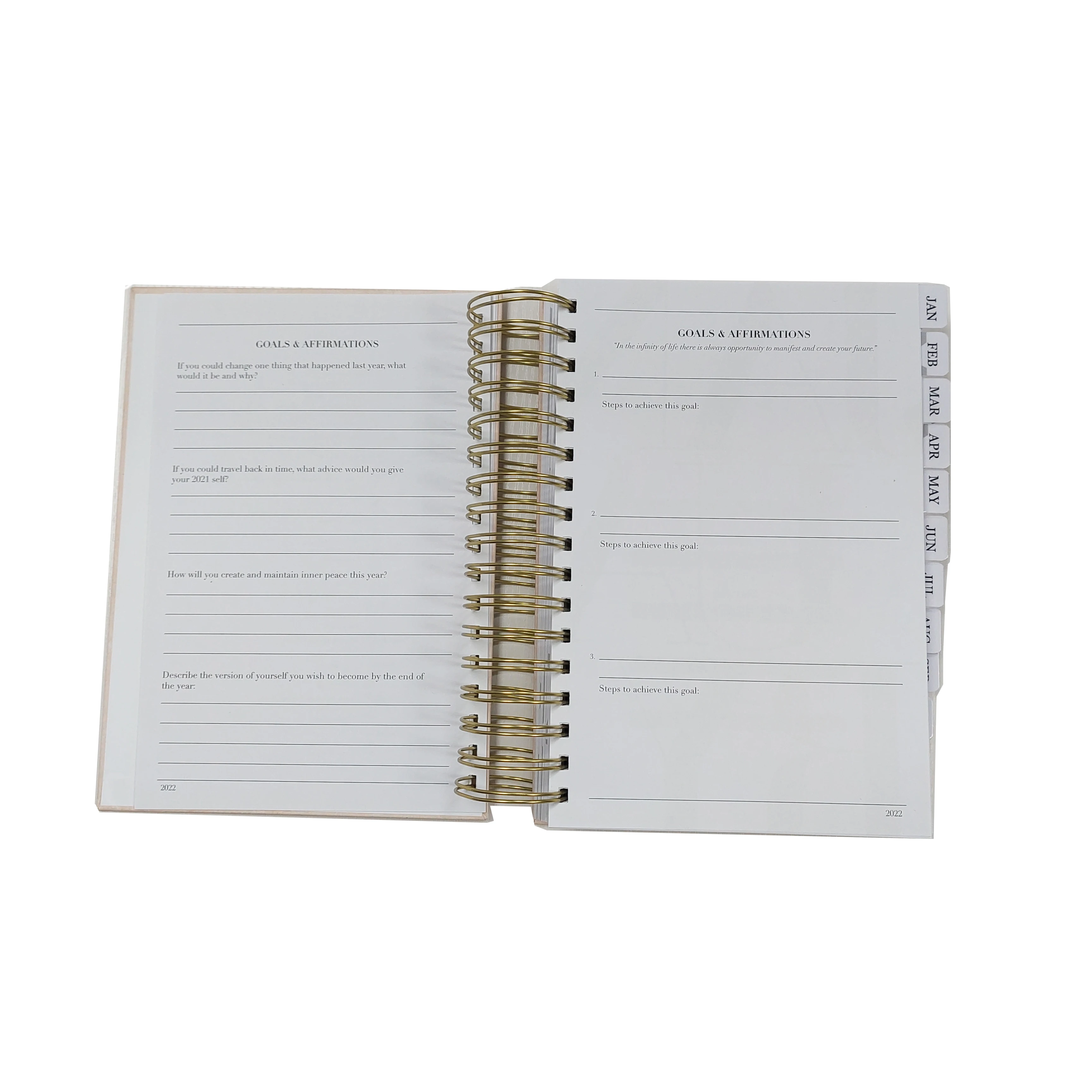 Customized A5 Binder Self Care Mindfulness Motivation Journal Daily ...