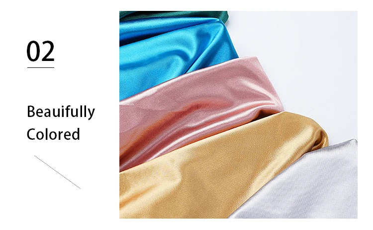 Wingtex Wholesale 90 Polyester 10 Spandex Shining Satin Polyester ...