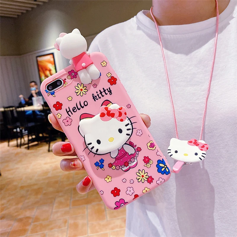 Fashion Mickey Minnie Hello Kitty Poke Pika 3d Mobile Phone Case For ...