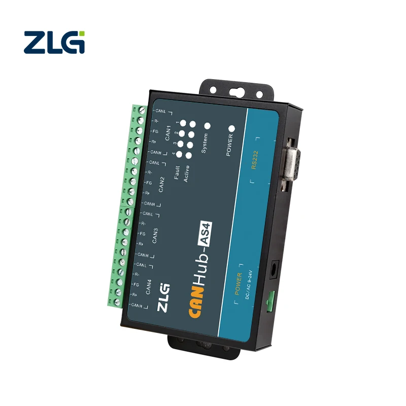 ZLG CAN Isolated Gateway Bridge Repeater Hub CAN Network Repeater Multi ...