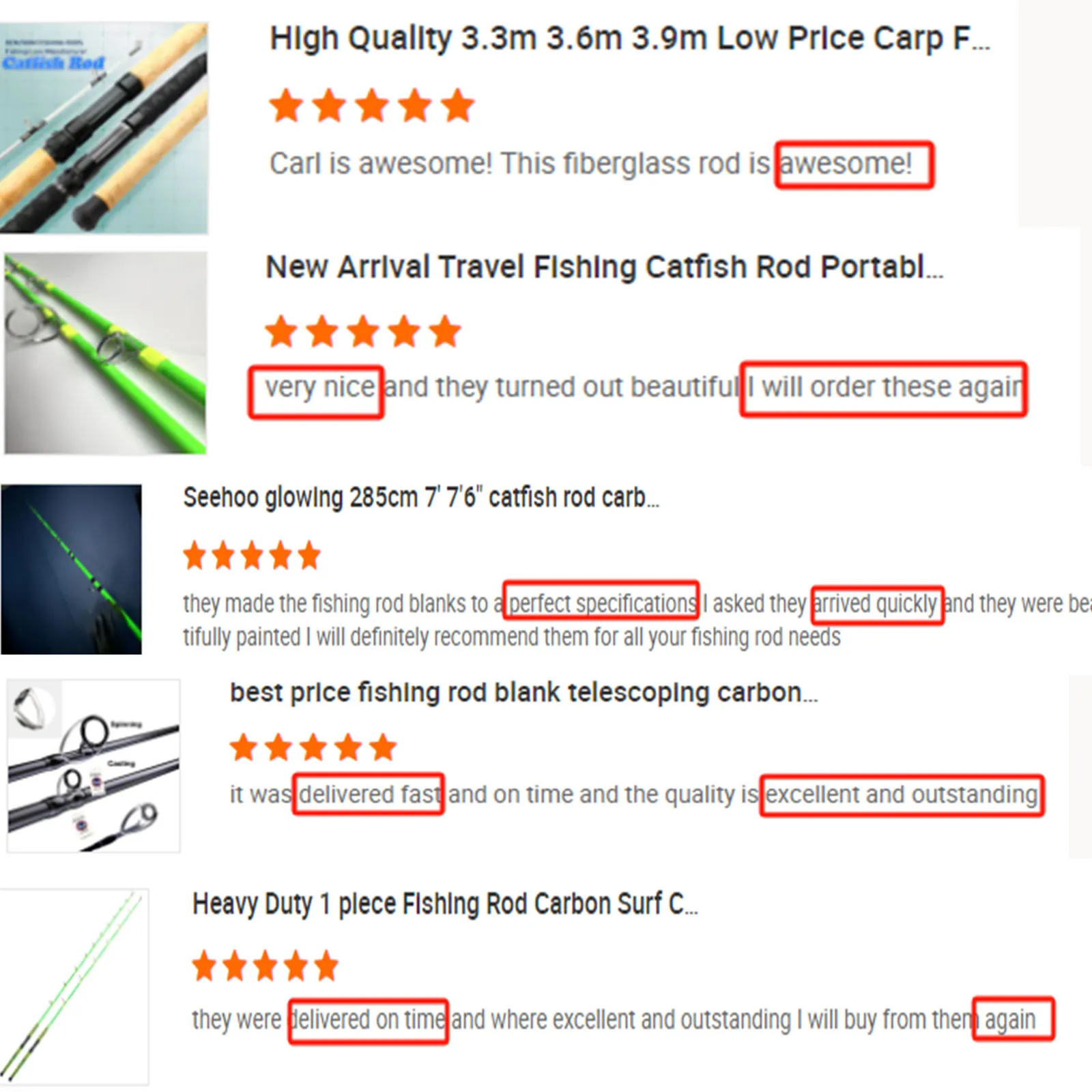 Seehoo Heavy Duty Carbon Fiber Catfish Rod Ultra High Load Capacity ...