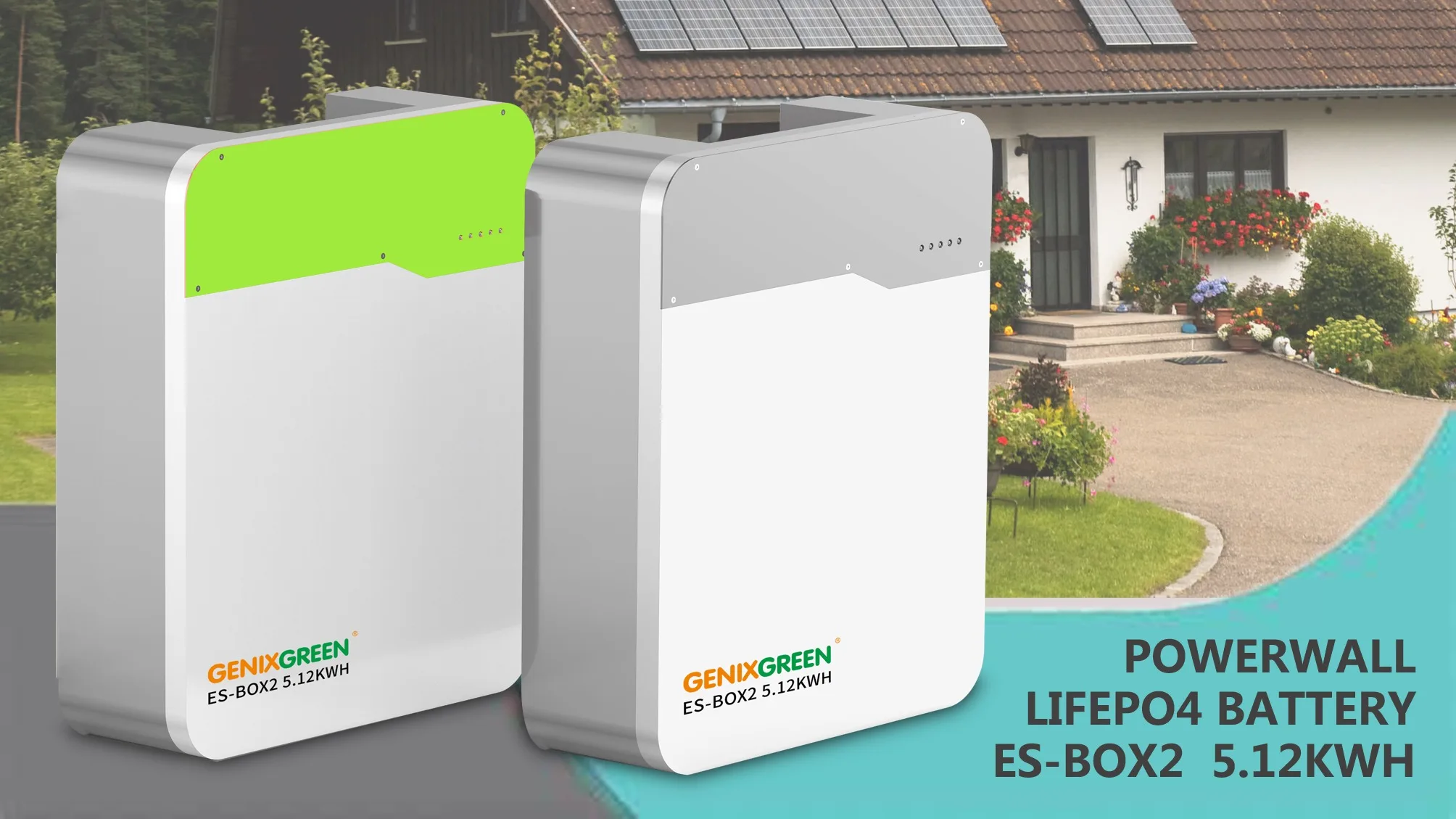 Genixgreen 6000 Cycles 80% Dod Lifepo4 Power Wall Lithium Battery 48v ...