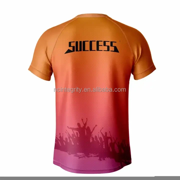 Custom Designs Sublimation Blank Men's Running Workout T-shirt For ...