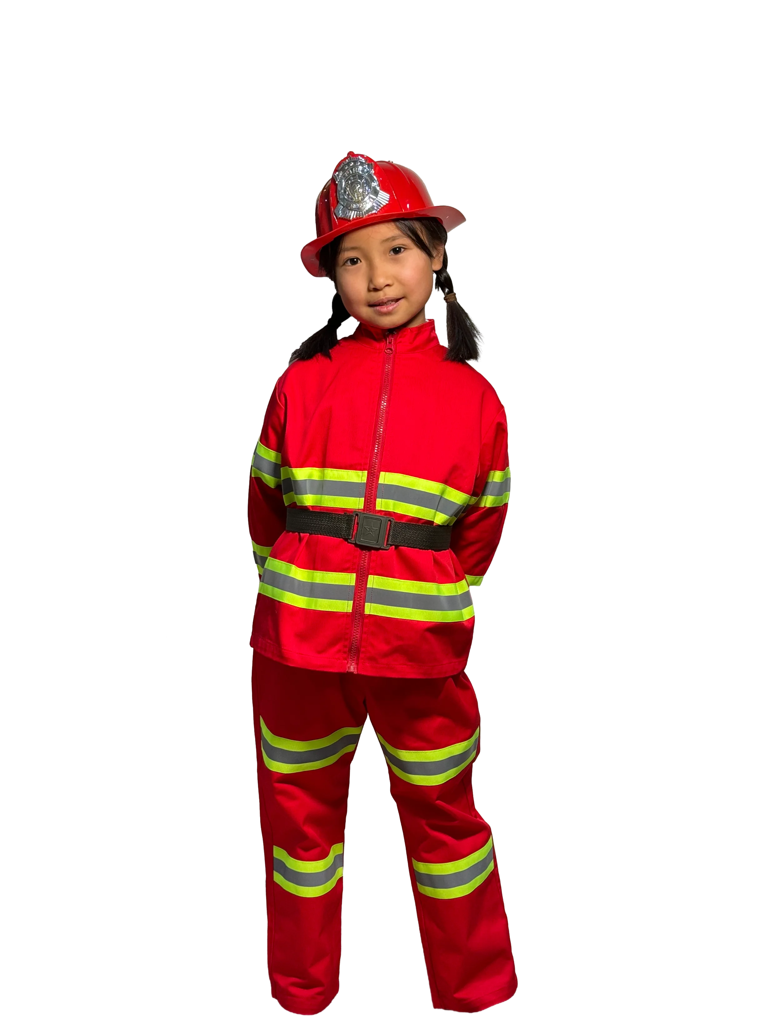 Child Firefighter Costume Toddler Fireman Pretend Costume Halloween ...